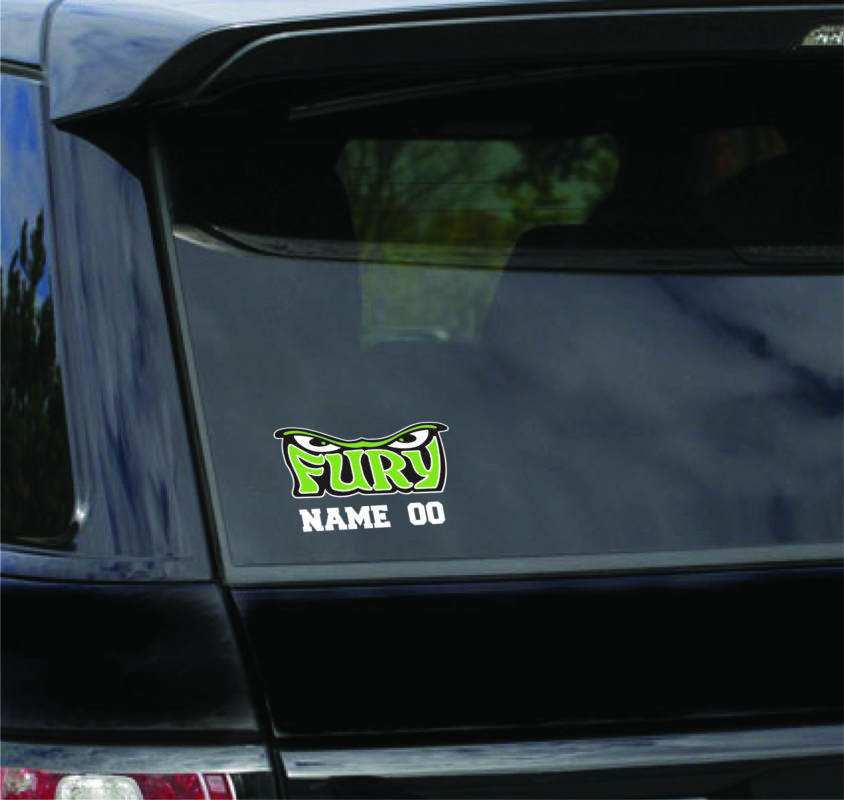 Fury Car Decal – 52WKNDZ